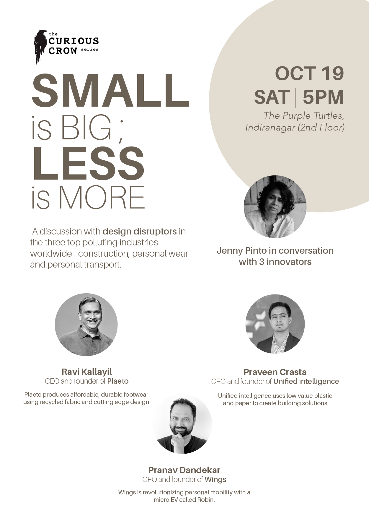 Small is Big; Less is More ~ Oorjaa - Bengaluru Sustainability Forum